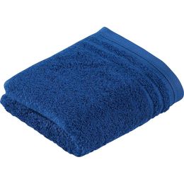 Vossen Gaestehandtuecher &raquo;Vienna Style Supersoft&laquo; im Set, supersoft Baumwolle blau Walkfrottee, Baumwolle B/L: 30cmx50cm, 3 Stk., 3 G&auml;stehandt&uuml;cher (30x50cm)