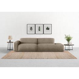 Trendmanufaktur Big-Sofa &raquo;Braga, mit hochwertigem Kaltschaum, Megasofa, in Cord erh&auml;ltlich&laquo; modernes Big-Sofa, Couch mit hohem Sitzkomfort, 277/72/107