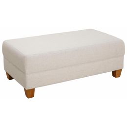 Home Affaire Hocker &raquo;Belfort&laquo; beige Luxus-Microfaser Vintageoptik(100% Polyester);Struktur fein ( 100% Polyester);Luxus-Microfaser ALTARA NUBUCK (100%