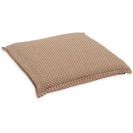HOCK Sitzauflage &raquo;Linocea&laquo; Outdoor Sitzkissen, 40x40x6cm, Stuhlkissen, salbei mint, gemustert orange Obermaterial: 100% Polypropylen B/H/T: 40cm x 6cm, 1 