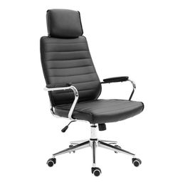 SVITA Drehstuhl, Schwarz, Textil, 52x121x49 cm, Arbeitszimmer, B&uuml;rost&uuml;hle, Drehst&uuml;hle