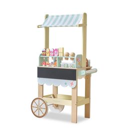 Teamson Kids Eisstand, Gr&uuml;n, Holz, Freiform, Spielzeug, Kinderspielzeug, Kinderspiele