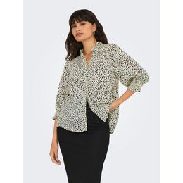 Only Damen Only Kurzarmbluse &raquo;ONLRAYA 3/4 SHIRT WVN NOOS&laquo; Viskose, regular fit schwarz XS