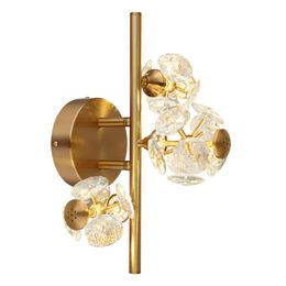 Globo LIGHTING Wandleuchte &raquo;VIRINA&laquo; LED-Modul 1 Stk. Warmwei&szlig; Wandlampe Wand Wohnzimmer Flur Wandbeleuchtung H: 27cm, 1 Stk.