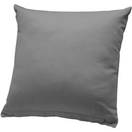 Primera Kissenbezug &raquo; Luxus-Satin Kissenbezug&laquo; Passend zu unserer Luxus-Satin Bettw&auml;sche grau Mako-Satin, 100% Baumwolle, Mako-Satin B/L: 40cm x 40cm, 2 Stk.,