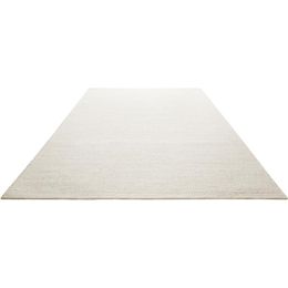 Teppich &raquo;Toulouse&laquo; rechteckig 10 mm H&ouml;he Naturfaser Teppich aus 50% Wolle 50% Jute, Wohnzimmer wei&szlig; Jute, Wolle B : 130cm 1 Stk., 10mm, L: 190cm