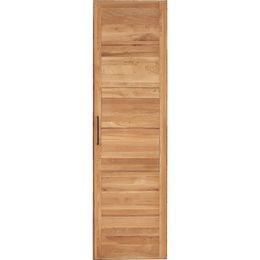Home Affaire Kleiderschrank &raquo;Chamara&laquo; aus massivem Eichenholz, in unterschiedlichen Breiten, H&ouml;he 218 cm beige B/H/T: 63cm x 218cm x 65cm, T&uuml;ren: 1 