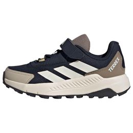 adidas terrex Halbschuh 'Anylander' Jungen Gr&ouml;&szlig;e 35 kitt / nachtblau / brokat / wei&szlig;