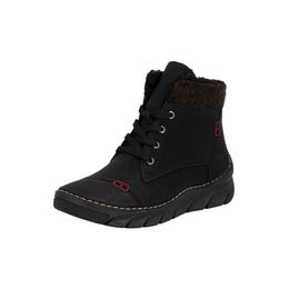 Rieker Lace-Up Ankle Boots female size 40 Black