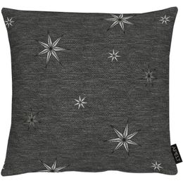 Apelt Dekokissen &raquo;5842&laquo; silber Polyester B/L: 40cm x 40cm, 1 Stk.