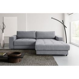 WERK2 Ecksofa &raquo;Indiana 270 x 182 cm inkl. Bettfunktion & Bettkasten modern und bequem&laquo; Luxus-Microfaser weich ENJOY NEW, L-Form, XXL, Schlaffunktion 