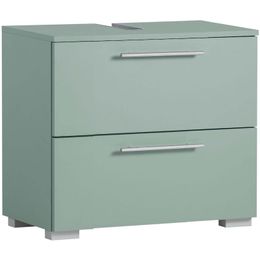 Welltime Waschbeckenunterschrank &raquo;Carlos&laquo; Breite 60 cm gr&uuml;n FSC -zertifizierter Holzwerkstoff pistazie, B/H/T: 60,2cm x 59,1cm x 35cm, Schubladen: 1 