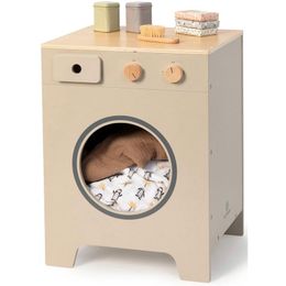 Musterkind Kinder-Waschmaschine &raquo;Mix & Match, warmgrau/natur&laquo; grau Holz Einheitsgr&ouml;&szlig;e