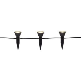 Parforce Traditional Hunting LED-Lichterkette &raquo;Mini spot - 8 L&laquo; 8 Stk.-flammig kleine Spots, ca. 210 cm L&auml;nge, Akku, outdoor, Vierfarb-Karton Dioden 8 Stk. Flammen 8 Stk., 