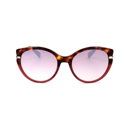 Longchamp Damen-Sonnenbrille in Braun-Gold/ Lila - 74% | Gr&ouml;&szlig;e 54 | Damen-brillen