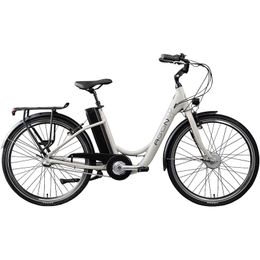 agon Unisex agon &raquo;Axis&laquo; 3 Gang Nabenschaltung Frontmotor 250 W E-Bike 26" Citybike 140-165cm Pedelec Nabenmotor Fahrrad 3 Gang Licht 46cm, 26 Zoll (