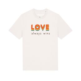 Watapparel T-Shirt ' Love always wins ' Herren Gr&ouml;&szlig;e XL mischfarben / wei&szlig;
