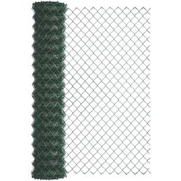 Alberts Maschendrahtzaun &raquo;Maschendraht-Geflecht&laquo; H&ouml;he: 80-200cm, Gesamtl&auml;nge: 10-25 m gr&uuml;n Stahl H/L: 200cm x 25m