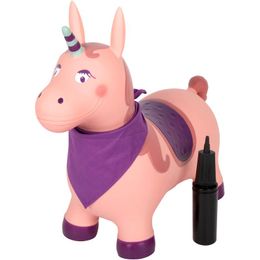 Small Foot H&uuml;pfspielzeug &raquo;H&uuml;pftier Einhorn&laquo; rosa Kunststoff, Stoff Einheitsgr&ouml;&szlig;e