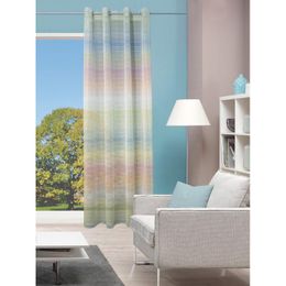 Home Wohnideen Vorhang &raquo;RAINBOW&laquo; &Ouml;sen 1 Stk. tlg. &Ouml;senschal Querstreifen RAINBOW bunt Polyester 245cm, &Ouml;sen, 140cm