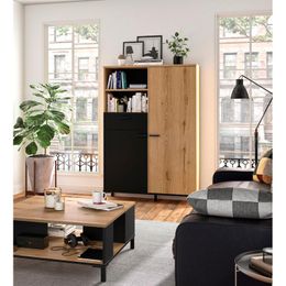 Highboard &raquo;Trust&laquo; mit einer Schublade braun B/H/T: 102cm x 150cm x 36cm, Kiefer