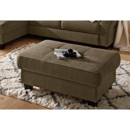 OTTO home Hocker &raquo;Solvei&laquo; gr&uuml;n B/H/T: 104cm x 45cm x 72cm, Luxus-Microfaser Lederoptik