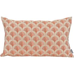 HOCK Dekokissen &raquo;Erny&laquo; Sofakissen inkl. F&uuml;llung, 50x50cm, Dekokissen, Gingko-Muster Obermaterial: 100% Polyester. F&uuml;llung: 100% Polyester B/L: 50cm x 30cm,