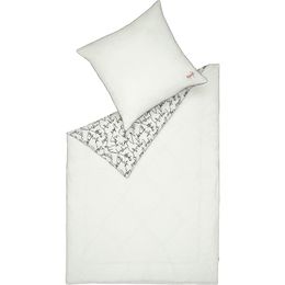 Esprit Bettw&auml;sche &raquo;Heritage&laquo; 2 Stk. Satin Qualit&auml;t wei&szlig; Satin, Obermaterial: 100% Baumwolle B/L: 135cm x 200cm, 1 Stk., 1 Stk., Satin, B/L: 80cm x 80cm, 2 