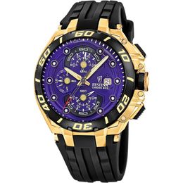 Festina Herren Chronograph &raquo;Chrono Bike Special Edition&laquo; Quarzuhr, Armbanduhr, Herrenuhr, Edelstahlarmband lila Einheitsgr&ouml;&szlig;e