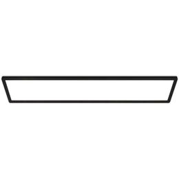 B.K.LICHT LED Panel &raquo;SHALLOW&laquo; LED-Board 1 Stk. Neutralwei&szlig; 98x20x3 cm, Badlampe, Badezimmer, K&uuml;che, Wohnzimmer schwarz 1, H: 3cm, 1 Stk.