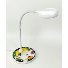 Niermann Nachttischlampe &raquo;Tischleuchte Dinos&laquo; GX53 1 Stk. Hochwertige Tisch-Leseleuchte bunt 1, 1 Stk.