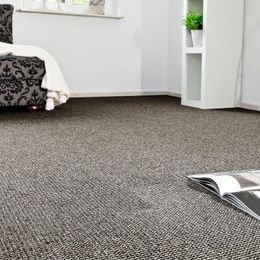 ANDIAMO Teppichboden &raquo;Joe, Schlinge, Gesamth&ouml;he 8 mm, Luxusklasse LC2&laquo; rechteckig Breite 400 cm, meliert, Wohnzimmer, strapazierf&auml;hig & robust grau Kunstfaser