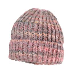 MaxiMo Jungen MaxiMo Strickm&uuml;tze Wollanteil, gef&uuml;ttert, grobstrick, breiter Umschlag bunt 51/53