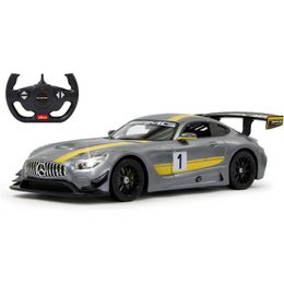 Jamara RC-Auto &raquo;Deluxe Cars, Mercedes-AMG GT3 Performance, 1:14, grau, 2,4GHz&laquo; mit LED-Licht grau Einheitsgr&ouml;&szlig;e RC-Auto