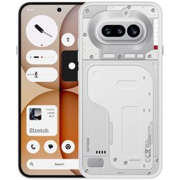 NOTHING Smartphone &raquo;Phone (4a)&laquo; wei&szlig; Snapdragon 7s Gen 4 Prozessor f&uuml;r fl&uuml;ssiges Multitasking auf 6,78&prime;&prime; 120 Hz AMOLED-Display &ndash; jetzt besser lesbar 