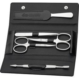 ERBE&reg; Erbe Unisex ERBE Manik&uuml;re-Etui best&uuml;ckt mit Solinger Premium Stahlwaren schwarz B/H/T: 80mm x 150mm x 25mm 5