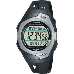 Casio Timeless Collection Damen CASIO TIMELESS COLLECTION Chronograph Quarzuhr, Armbanduhr, Damenuhr, Jugendliche, Digitaluhr schwarz Einheitsgr&ouml;&szlig;e