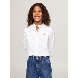 Tommy Hilfiger Jungen Langarmbluse &raquo;RUFFLE COLLAR BLOUSE LS&laquo; Kinder bis 16 Jahre wei&szlig; 8 (128)