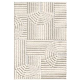 Ayyildiz Flachwebeteppich Art, Creme, Textil, Boho, rechteckig, 120x170 cm, Oeko-Tex&reg; Standard 100, pflegeleicht, Teppiche & B&ouml;den, Teppiche, Webteppiche