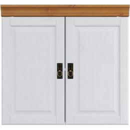 OTTO home H&auml;ngeschrank &raquo;R&uuml;gen&laquo; Breite 80 cm, Kiefer massiv, 2 T&uuml;ren, 1 Einlegeboden wei&szlig; Massivholz B/H/T: 80cm x 75cm x 36cm, T&uuml;ren: 2 Stk.