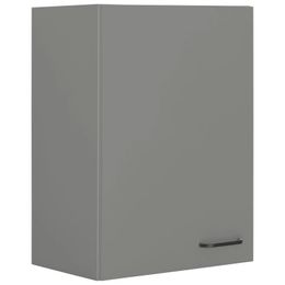 Optifit H&auml;ngeschrank &raquo;Elga&laquo; mit Soft-Close-Funktion und Metallgriff, Breite 50 cm grau Holzwerkstoff basaltgrau, B/H/T: 50cm x 70,4cm x 34,9cm, T&uuml;ren: