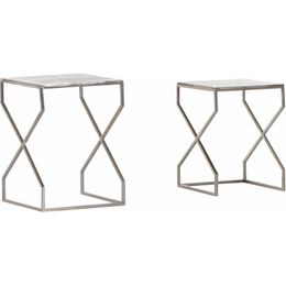 GUTMANN FACTORY Beistelltisch &raquo;Mix&Match&laquo; Set, 2 Stk. tlg. grau B/H/T: 40cm x 55cm x 40cm