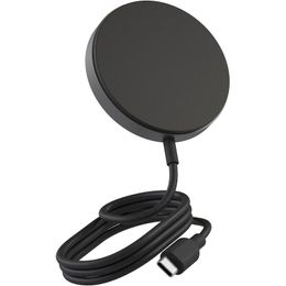 Smartphone-Ladeger&auml;t &raquo;Pro 1&laquo; schwarz Aluminium Stromversorgung &uuml;ber einen USB-C-Anschluss