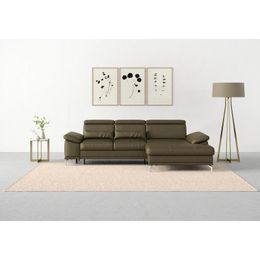 Sit & More sit&more Ecksofa &raquo;Cabrio L-Form, B: 295 cm, mit Sitztiefen-, Arm- & Kopfteilverstellung&laquo; 2 Nierenkissen, Federkern, optional Schlaffunktion und 
