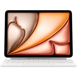 Apple iPad-Tastatur &raquo;Magic Keyboard f&uuml;r das 11" iPad Air (M3) &ndash; Deutsch&laquo; (Touchpad USB-Anschluss) wei&szlig; Auslieferung startet mit Verkaufsstart ab 12.03.2025