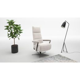 Sit & More sit&more TV-Sessel &raquo;Vario Comfort, inkl. Kopfteilverstellung & 360&deg; Drehfunktion&laquo; mit Gasdruck, H&ouml;he der Armlehnen 62cm beige 100% Polyester 