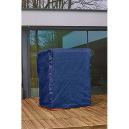 winza outdoor covers Strandkorb-Schutzh&uuml;lle &raquo;Premium&laquo; BxTxH: 128x105x160/135 cm, UV best&auml;ndig, 100 % recycelbar, blau blau Polypropylen (PP) B/H/L: 