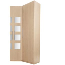 Priess Kleiderschrank &raquo;Saragossa&laquo; mit 5 Einlegeb&ouml;den braun B/H/T: 48cm x 193cm x 36cm, T&uuml;ren: 1 Stk. T&uuml;ranschlag rechts