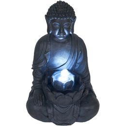AcquaArte Gartenbrunnen &raquo;SUNGAI&laquo; Wasserspiel mit LED, BxTxH: 27,5x24x46 cm braun Einheitsgr&ouml;&szlig;e Gartenbrunnen