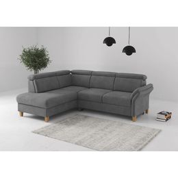 OTTO home Ecksofa &raquo;Glendale, L-Form&laquo; inkl. Kopfteilverstellung, wahlweise mit Vorziehsitz und Bettkasten 90% Polyester, 10% Polyamid B/H/T: 247cm x 